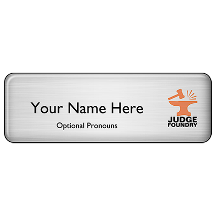 Judge Foundry Name Badge - Judge Foundry